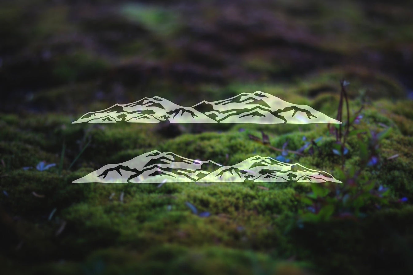 Mirrored Pair of Sand Dunes Vinyl Decals | 305P – Strange Motion Limited Co